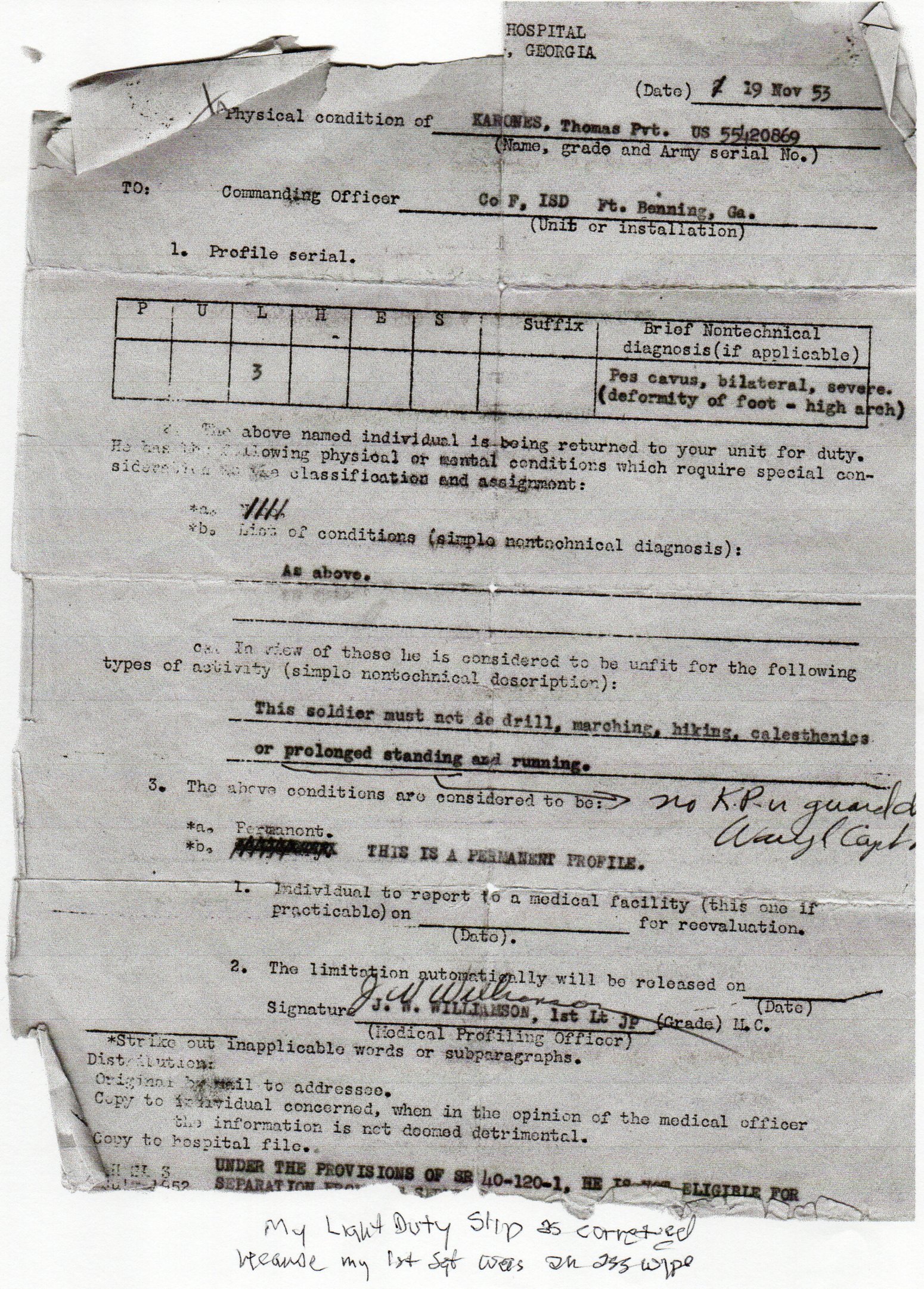 Thomas J. Karones, D Batt. 515th F.A. – The John Tubinis File