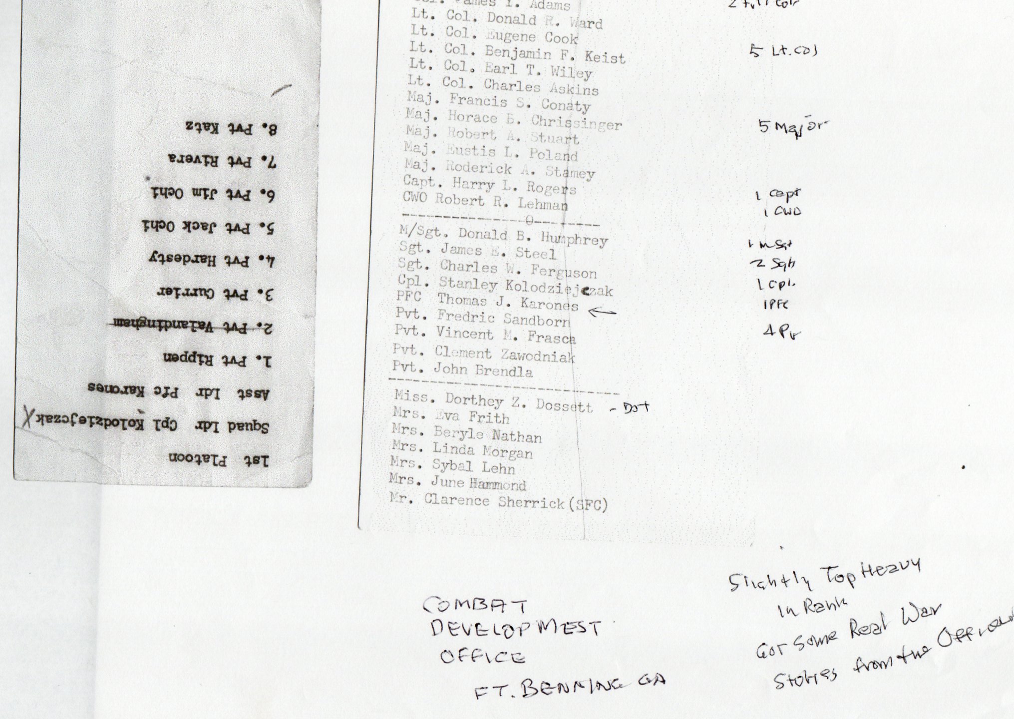 Thomas J. Karones, D Batt. 515th F.A. – The John Tubinis File